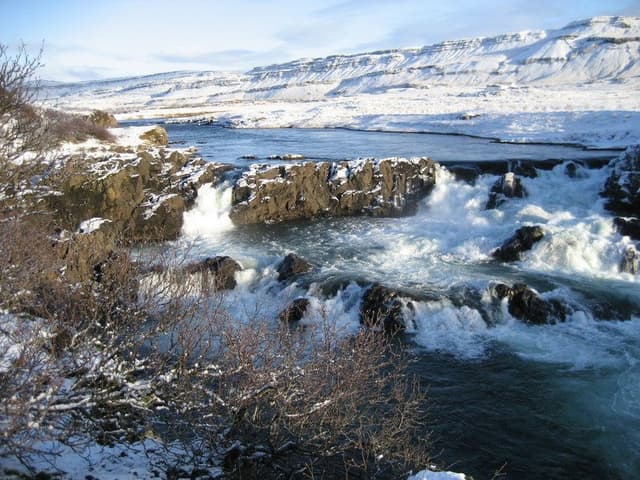 Glanni Waterfall in Nordura river | West Iceland | Iceland Travel