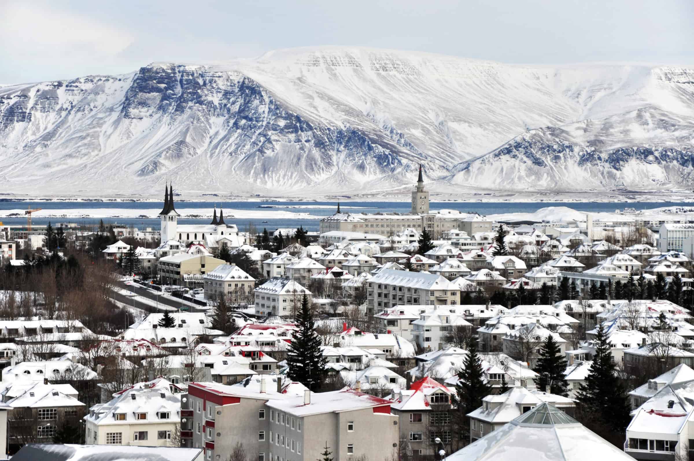 The prominent Mount Esja | Reykjavik Area | Iceland Travel