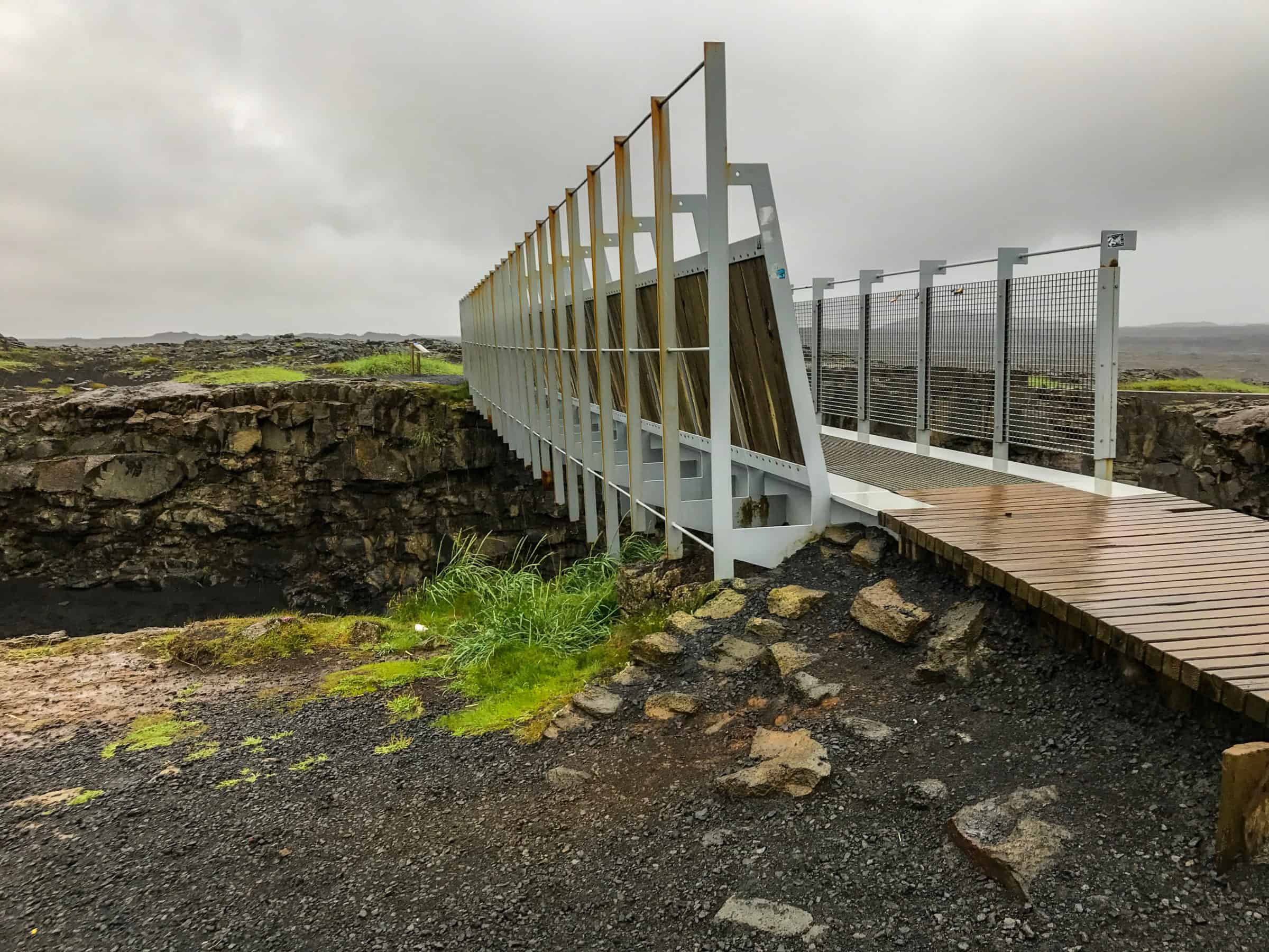 Bridge between Continents | Reykjanes Peninsula | Iceland Travel